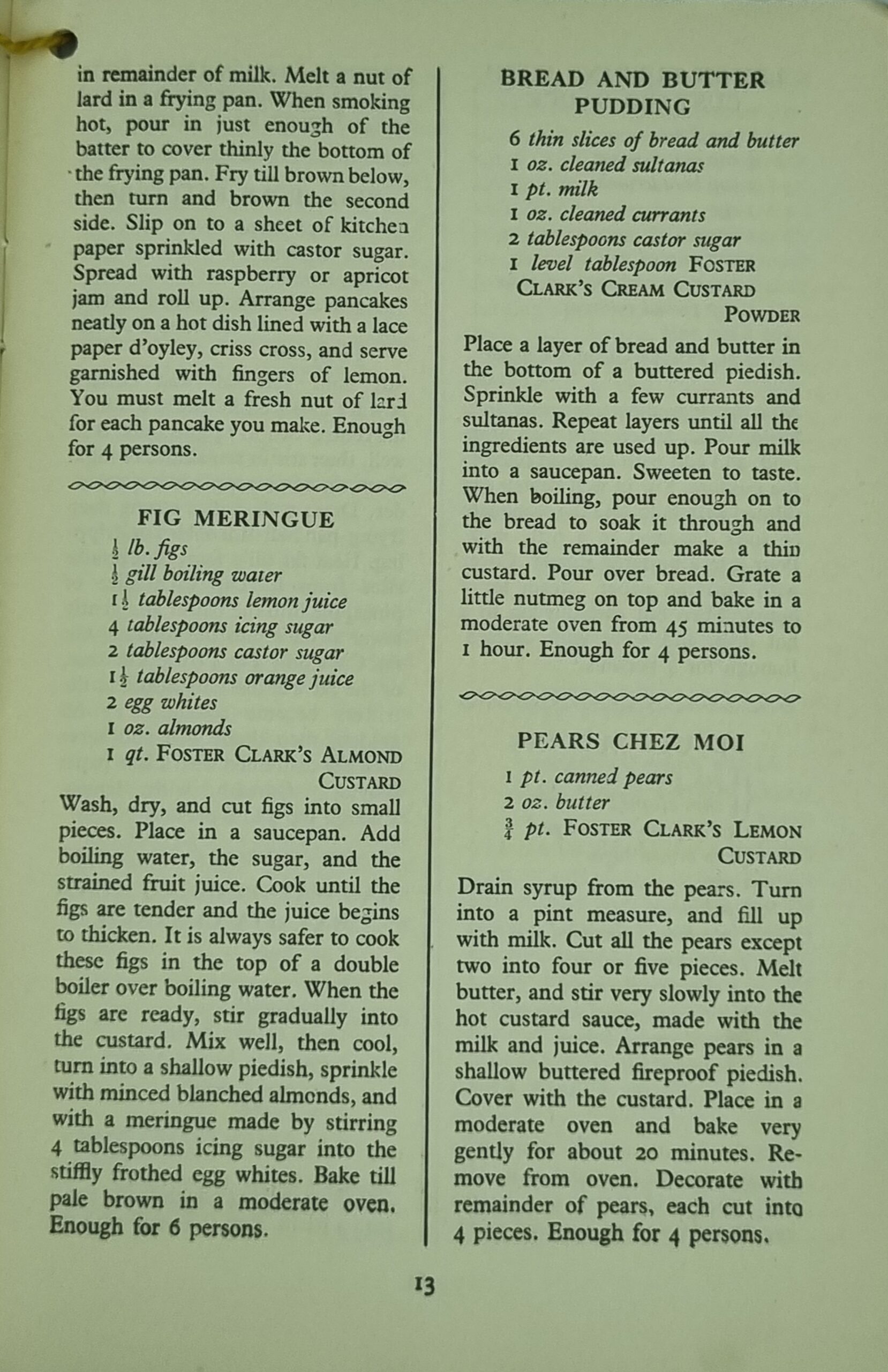 New Ways of Using Custard: 100 Recipes by Elizabeth Craig - Hungry ...